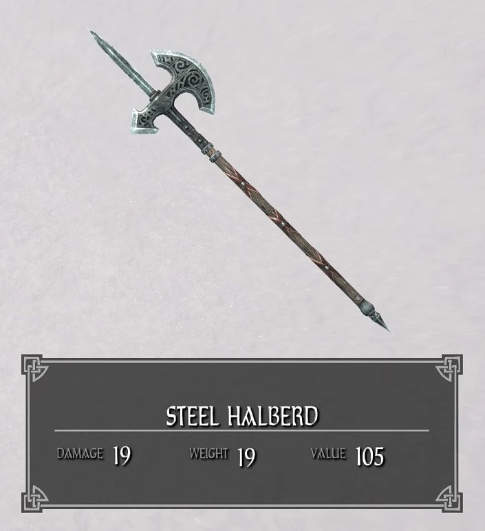 Steel Halberd | Legacy of the Dragonborn - deutsch Wiki | Fandom