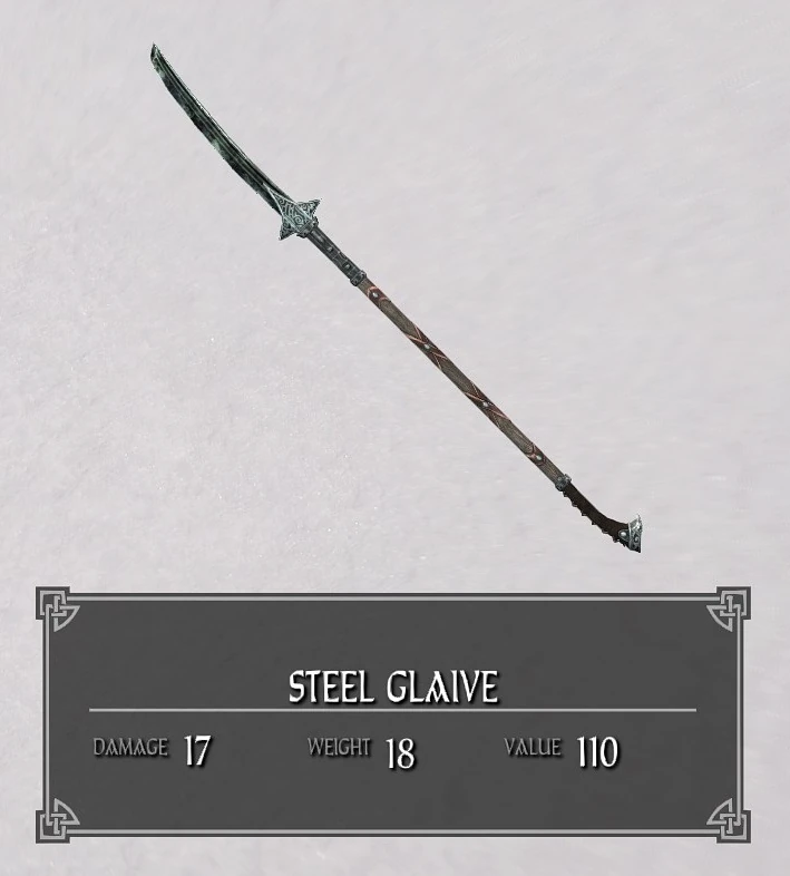 Steel Glaive | Legacy of the Dragonborn - deutsch Wiki | Fandom