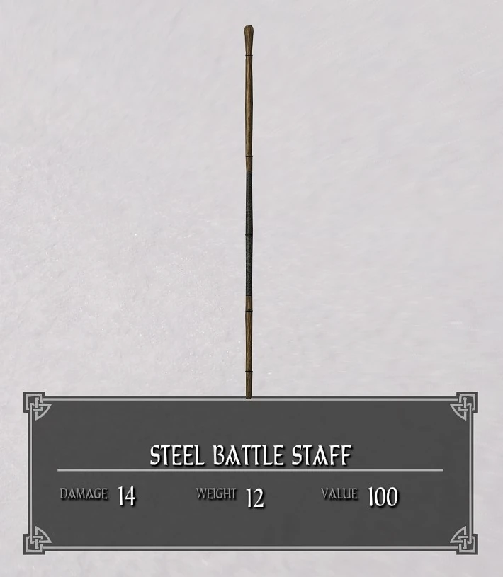 Steel Battle Staff | Legacy of the Dragonborn - deutsch Wiki | Fandom
