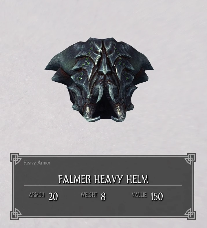 Falmer Heavy Helm | Legacy of the Dragonborn - deutsch Wiki | Fandom