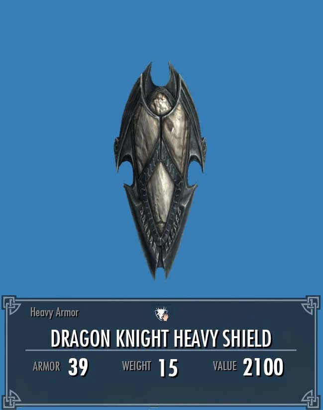 Dragon Knight Heavy Shield | Legacy of the Dragonborn | Fandom
