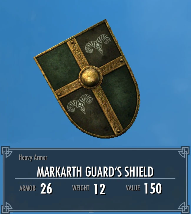 Markarth Guard's Shield (GAR) | Legacy of the Dragonborn | Fandom