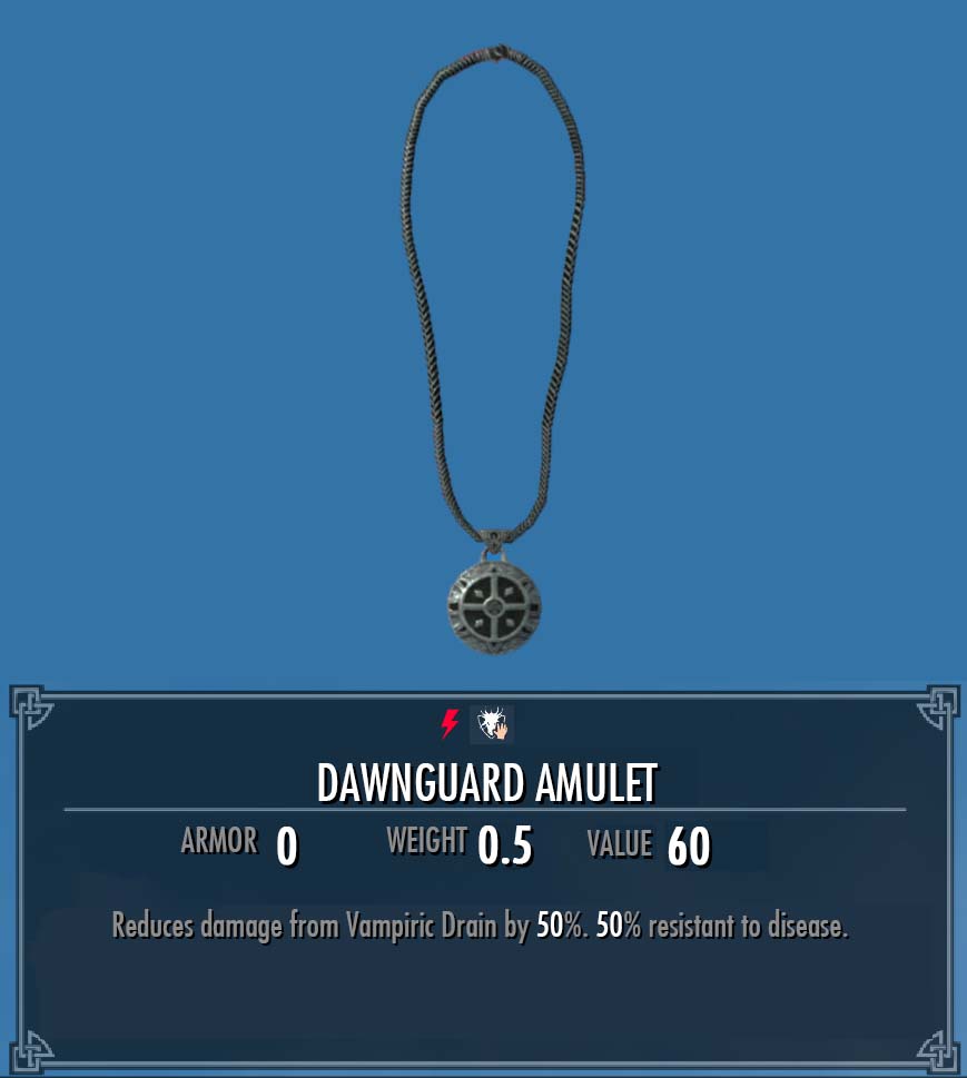 Dawnguard Amulet Legacy Of The Dragonborn Fandom