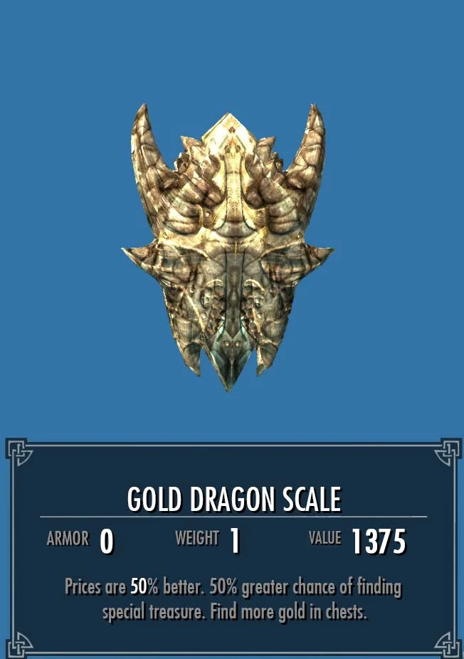 Gold Dragon Scale | Legacy of the Dragonborn | Fandom