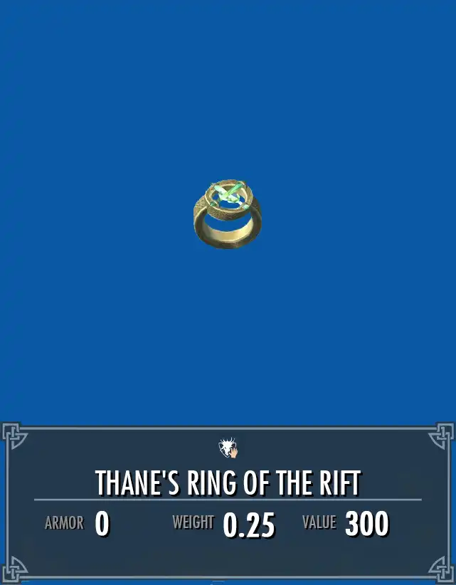 Thane's Ring of the Rift | Legacy of the Dragonborn | Fandom