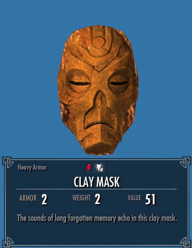 Clay Mask | Legacy of the Dragonborn | Fandom