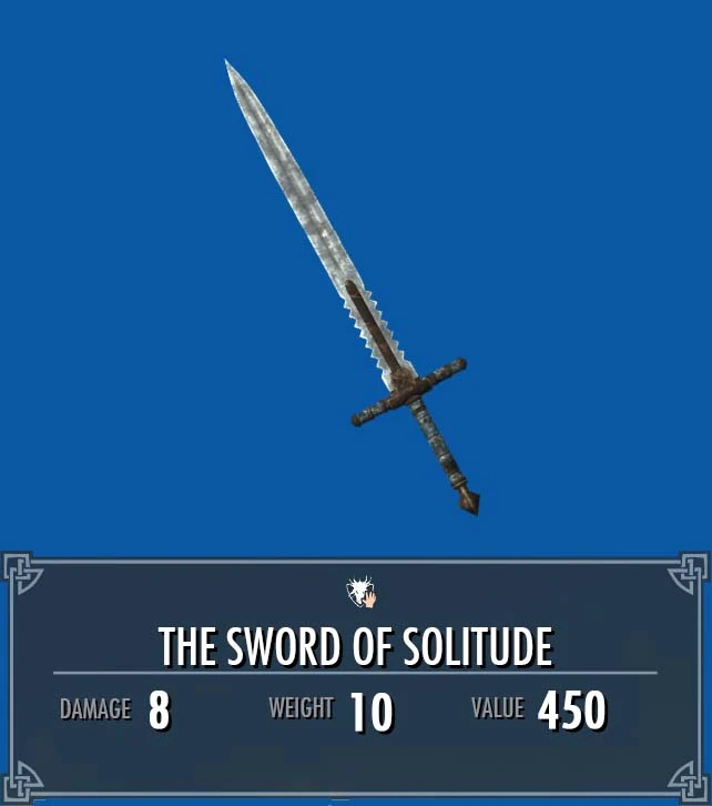 The Sword of Solitude | Legacy of the Dragonborn | Fandom