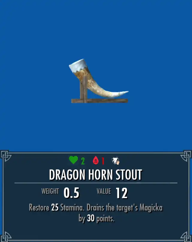 Dragon Horn Stout | Legacy of the Dragonborn | Fandom
