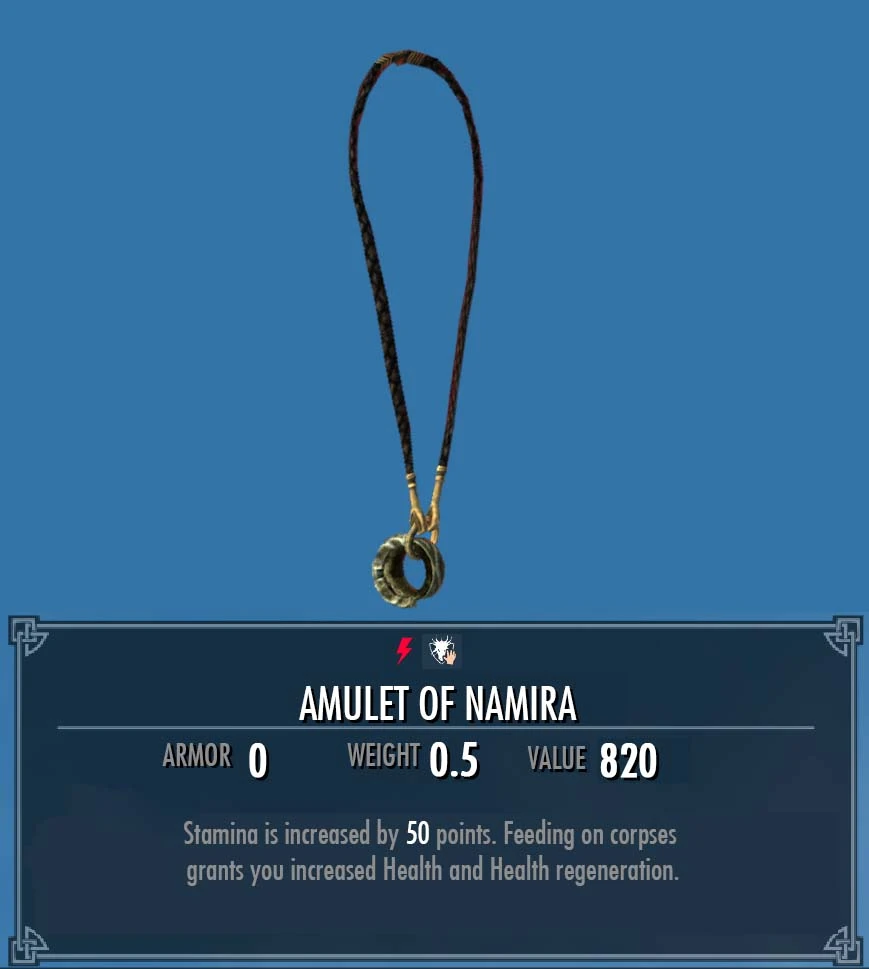 Amulet of Namira | Legacy of the Dragonborn | Fandom