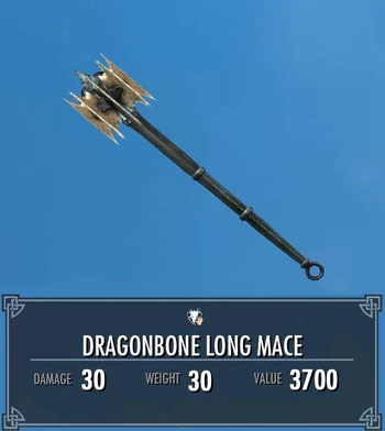 Dragonbone Long Mace | Legacy of the Dragonborn | Fandom