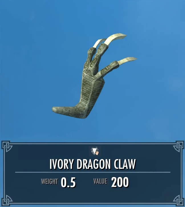 Ivory Dragon Claw | Legacy of the Dragonborn | Fandom