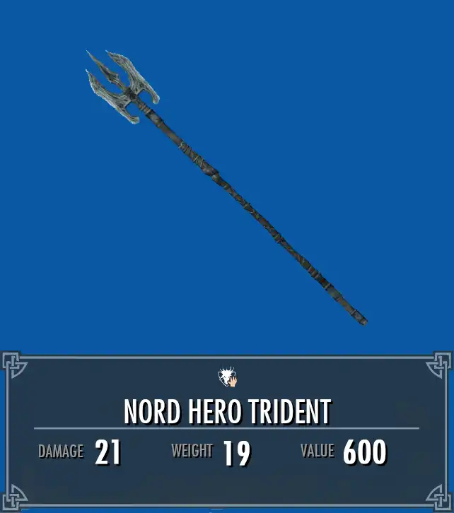 Nord Hero Trident | Legacy of the Dragonborn | Fandom
