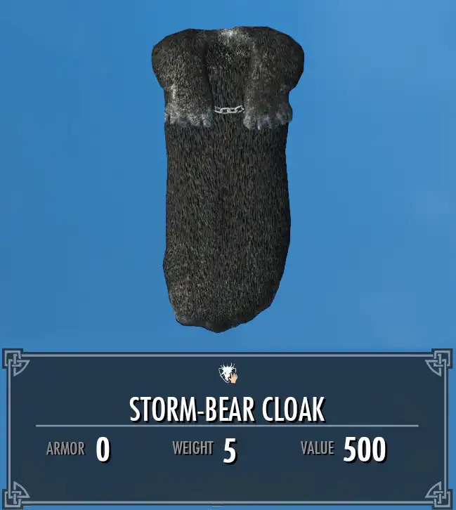 Storm-Bear Cloak | Legacy of the Dragonborn | Fandom