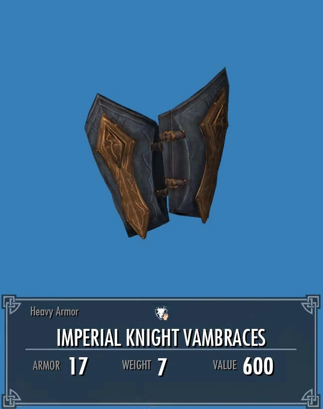 Imperial Knight Vambraces | Legacy of the Dragonborn | Fandom