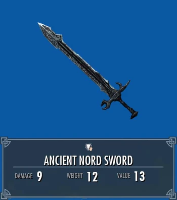 Ancient Nord Sword | Legacy of the Dragonborn | Fandom