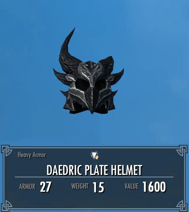 Daedric Plate Helmet | Legacy of the Dragonborn | Fandom