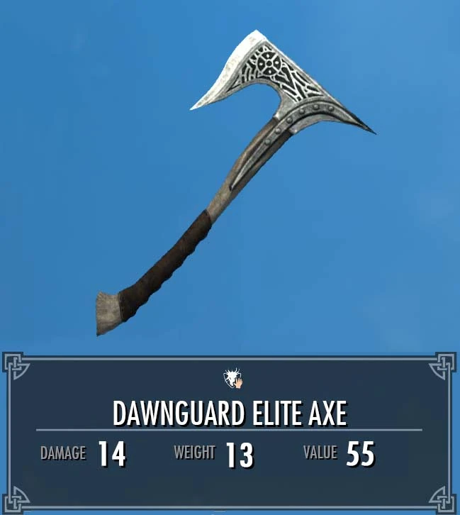 Dawnguard Elite Axe | Legacy of the Dragonborn | Fandom
