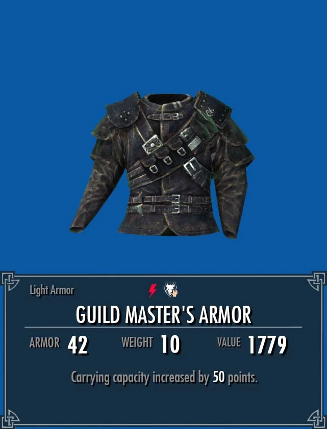 Guild Master's Armor | Legacy of the Dragonborn | Fandom