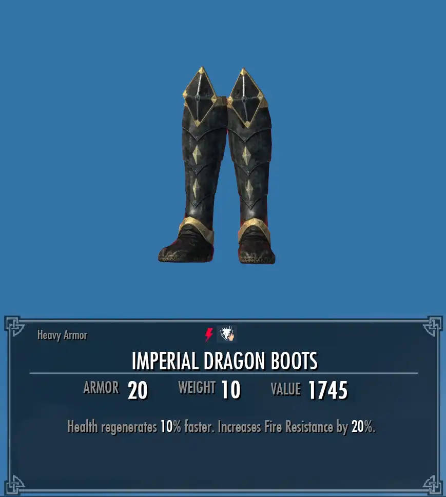 Imperial Dragon Boots Legacy Of The Dragonborn Fandom