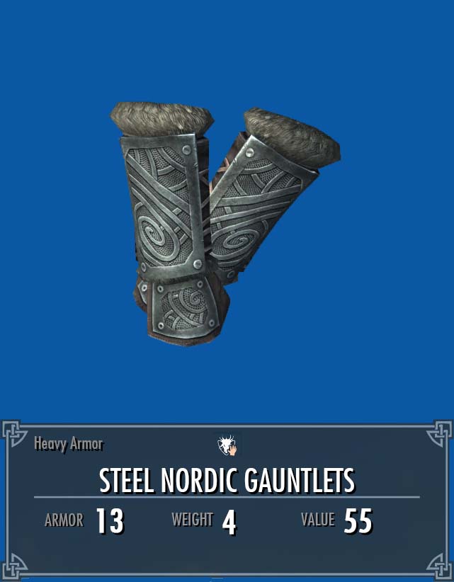 Steel Nordic Gauntlets Legacy Of The Dragonborn Fandom