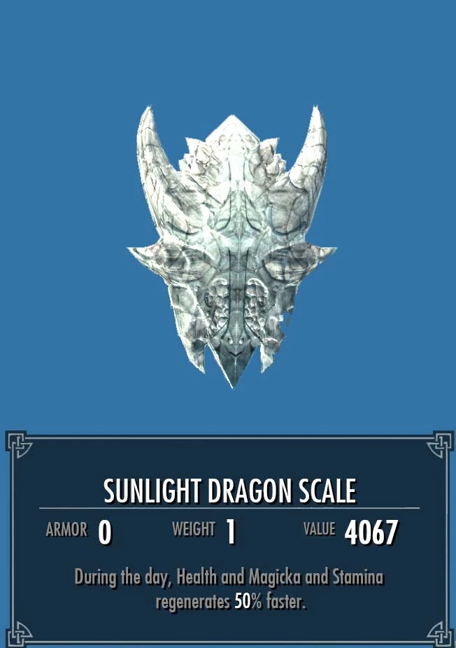 Sunlight Dragon Scale | Legacy of the Dragonborn | Fandom