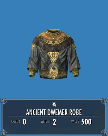 Ancient Dwemer Robe | Legacy of the Dragonborn | Fandom