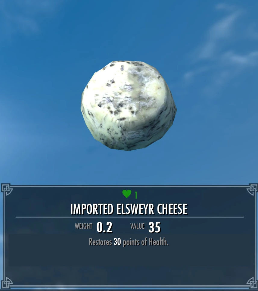 Imported Elsweyr Cheese | Legacy of the Dragonborn | Fandom