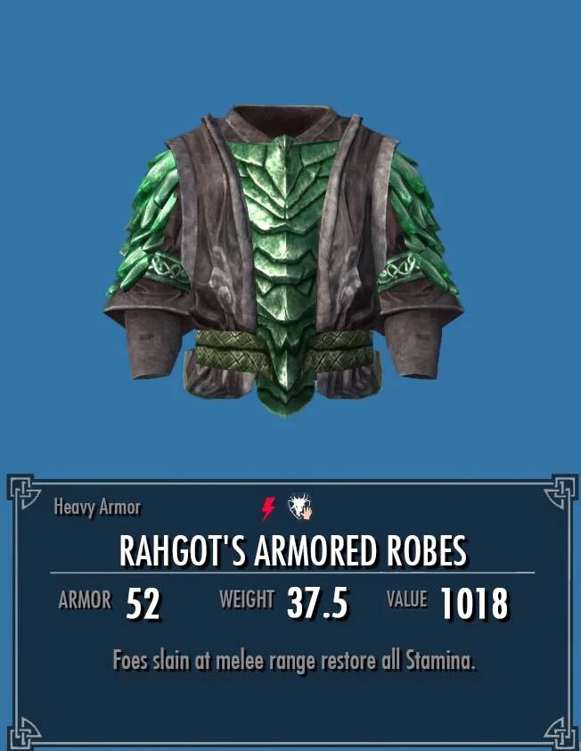 Rahgot's Armored Robes | Legacy of the Dragonborn | Fandom