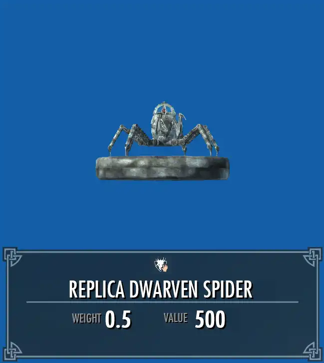Replica Dwarven Spider | Legacy of the Dragonborn | Fandom