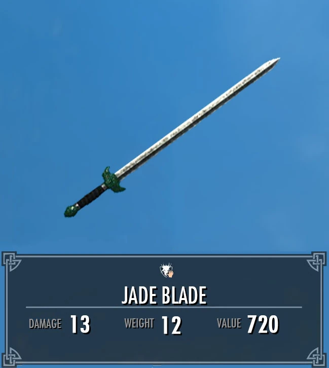 Jade Blade | Legacy of the Dragonborn | Fandom