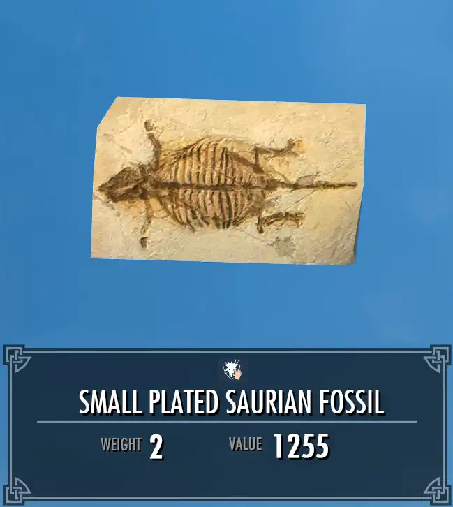 Small Plated Saurian Fossil Legacy Of The Dragonborn Fandom