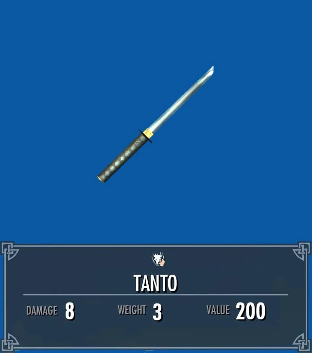 Tanto | Legacy of the Dragonborn | Fandom