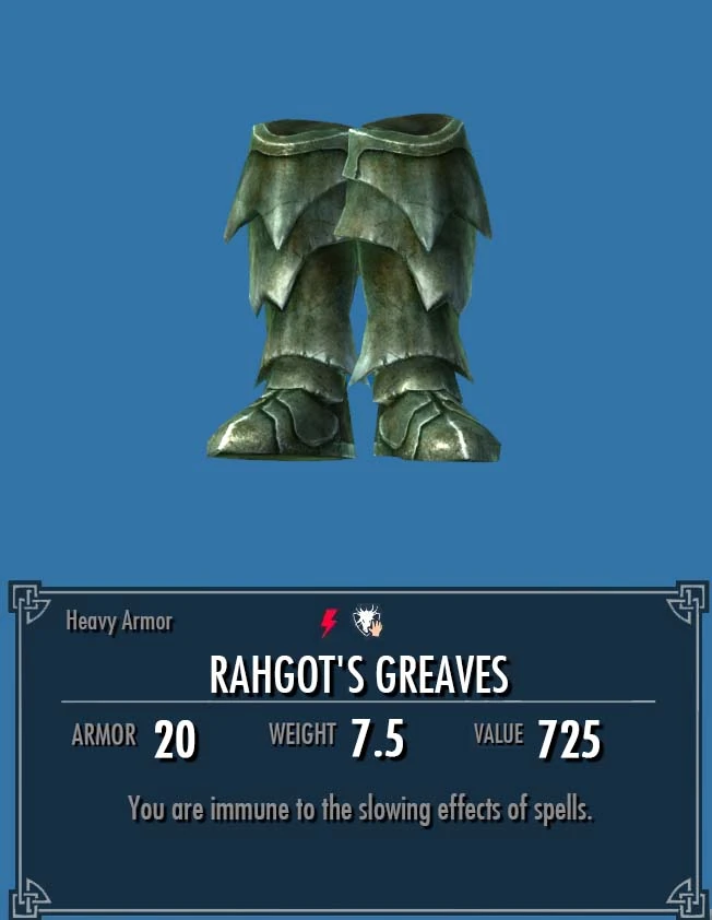 Rahgot's Greaves | Legacy of the Dragonborn | Fandom