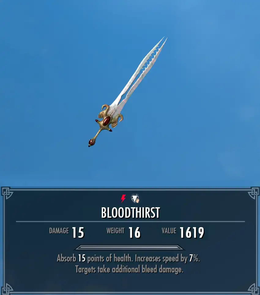 Bloodthirst | Legacy of the Dragonborn | Fandom