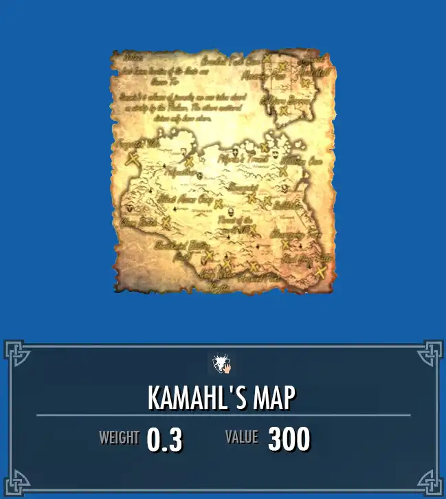 Kamahl's Map | Legacy of the Dragonborn | Fandom