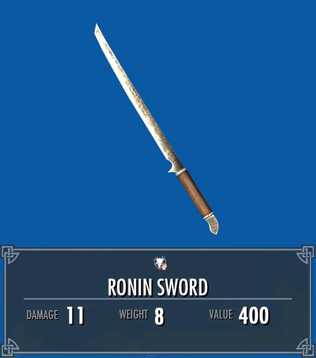 Ronin Sword (SSE) | Legacy of the Dragonborn | Fandom