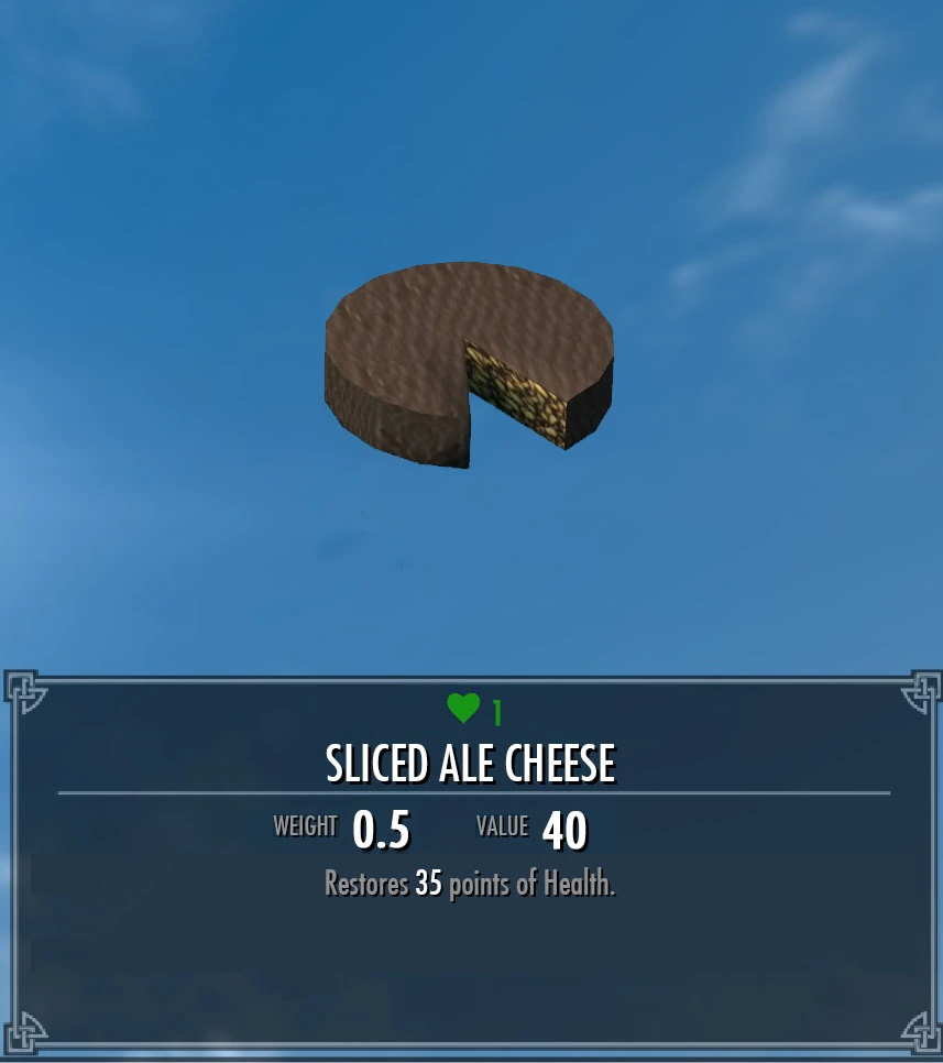 Sliced Ale Cheese | Legacy of the Dragonborn | Fandom
