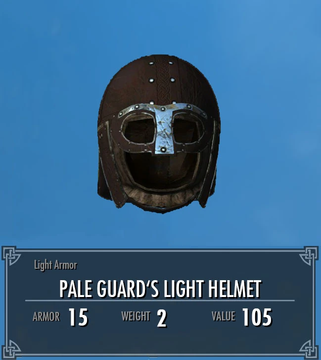 Pale Guard's Light Helmet | Legacy of the Dragonborn | Fandom