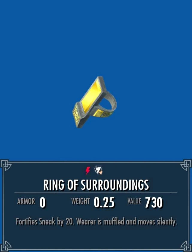 Ring of Surroundings (Legacy of the Dragonborn) | Legacy of the ...