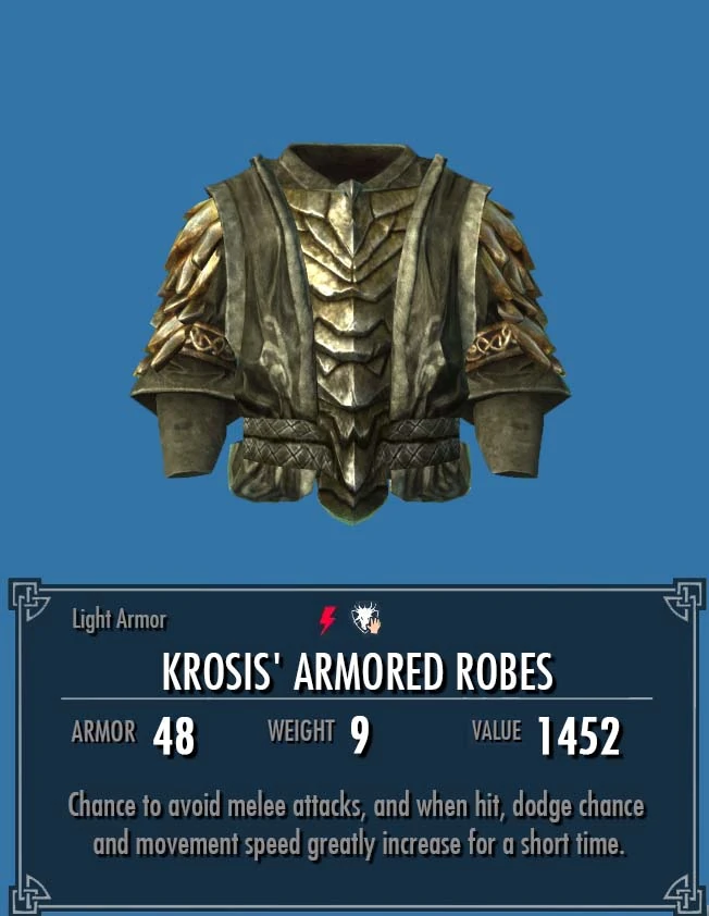 Krosis' Armored Robes | Legacy of the Dragonborn | Fandom