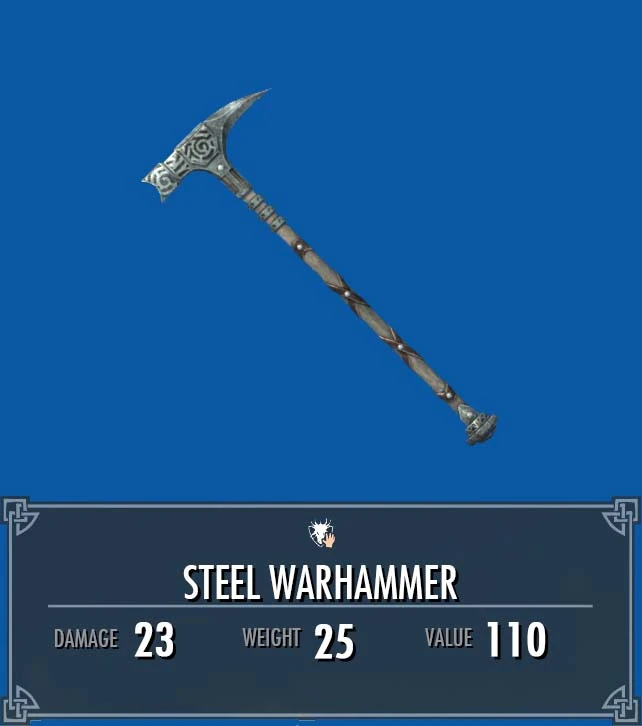 Steel Warhammer | Legacy of the Dragonborn | Fandom