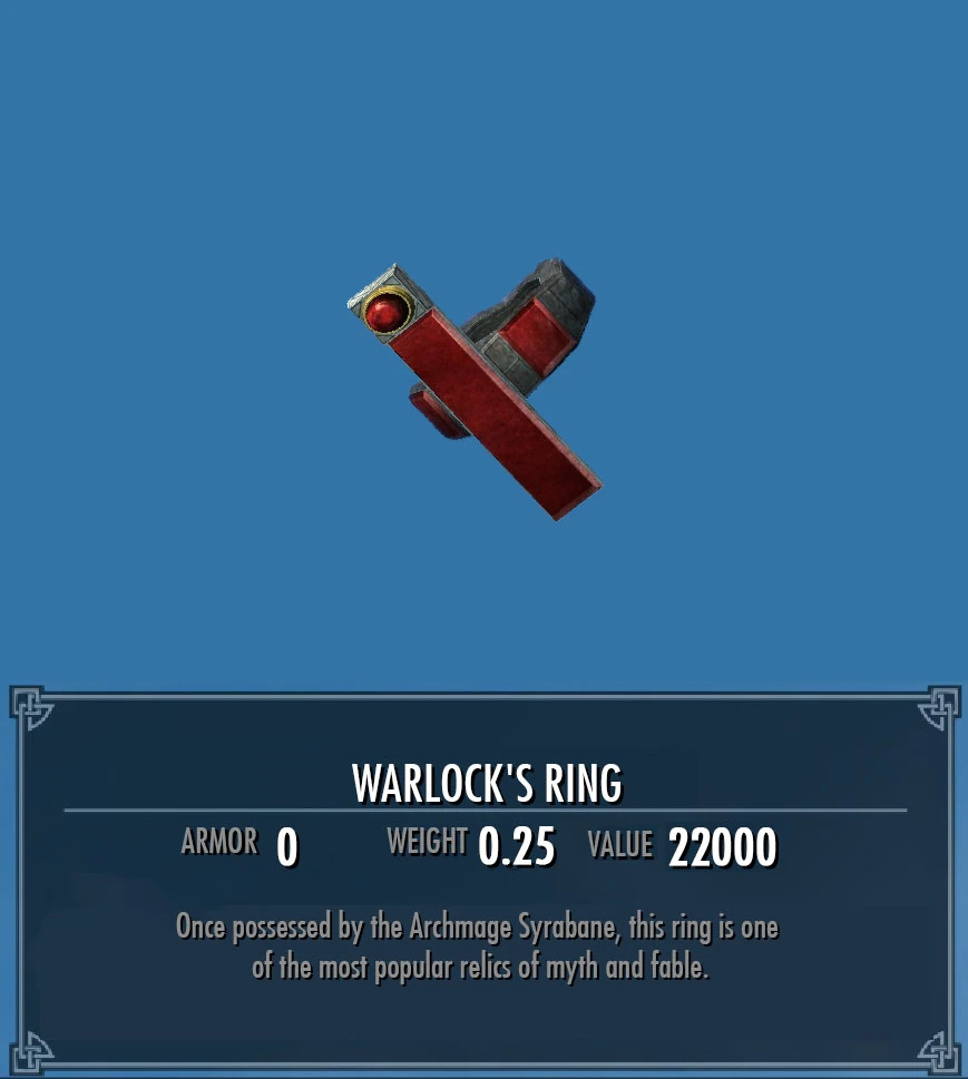 Warlock's Ring (More Interesting Loot) | Legacy of the Dragonborn | Fandom