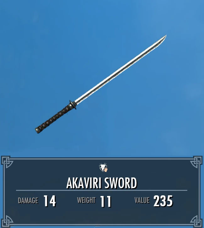 Akaviri Sword (Jaysus) | Legacy of the Dragonborn | Fandom