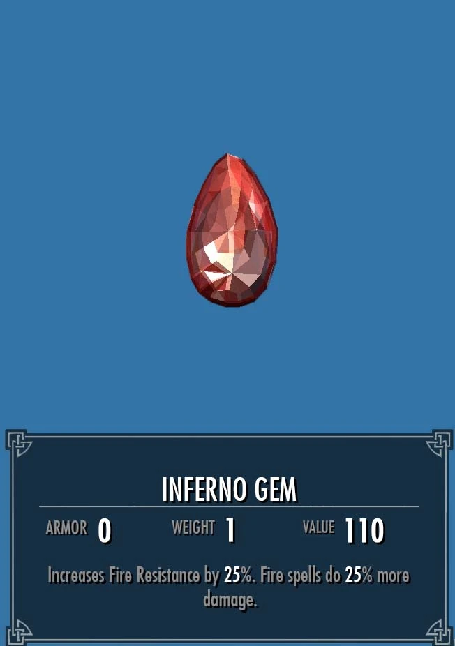 Inferno Gem | Legacy of the Dragonborn | Fandom