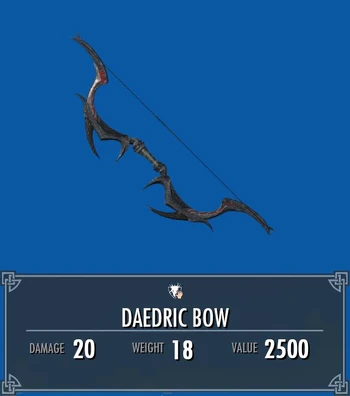 Daedric Bow | Legacy of the Dragonborn | Fandom