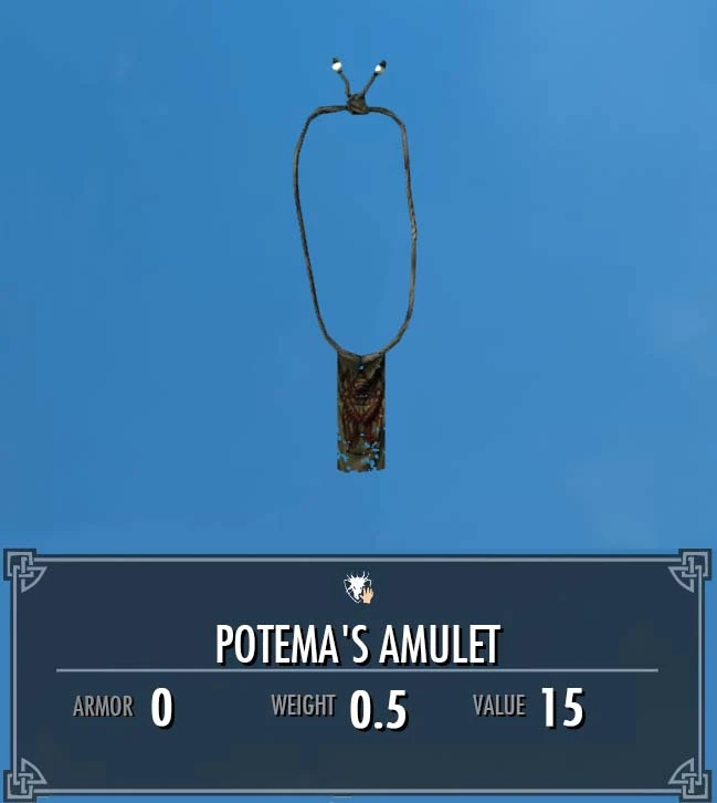 Potema's Amulet | Legacy of the Dragonborn | Fandom