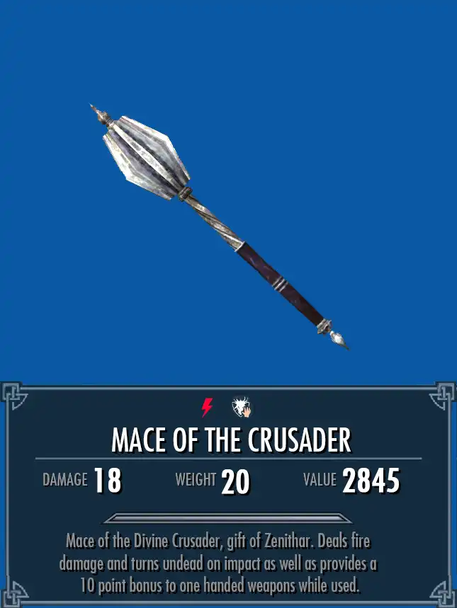 Mace of the Crusader | Legacy of the Dragonborn | Fandom