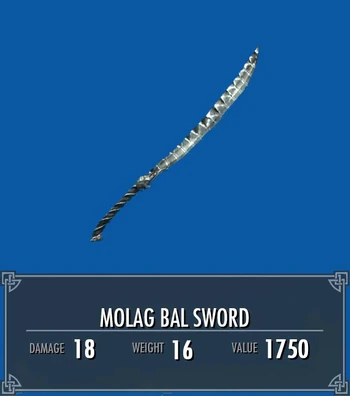Molag Bal Sword | Legacy of the Dragonborn | Fandom