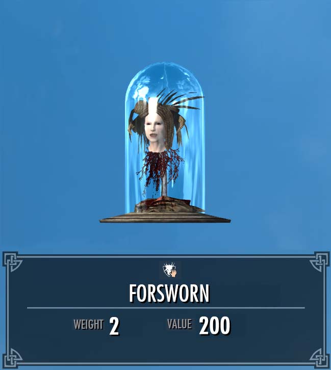 Forsworn Head Legacy Of The Dragonborn Fandom