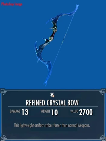 Refined Crystal Bow | Legacy of the Dragonborn | Fandom